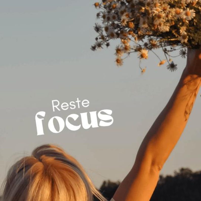 Motivational Desktop Wallpaper - "stay Focused" - Premium Quality - Etsy