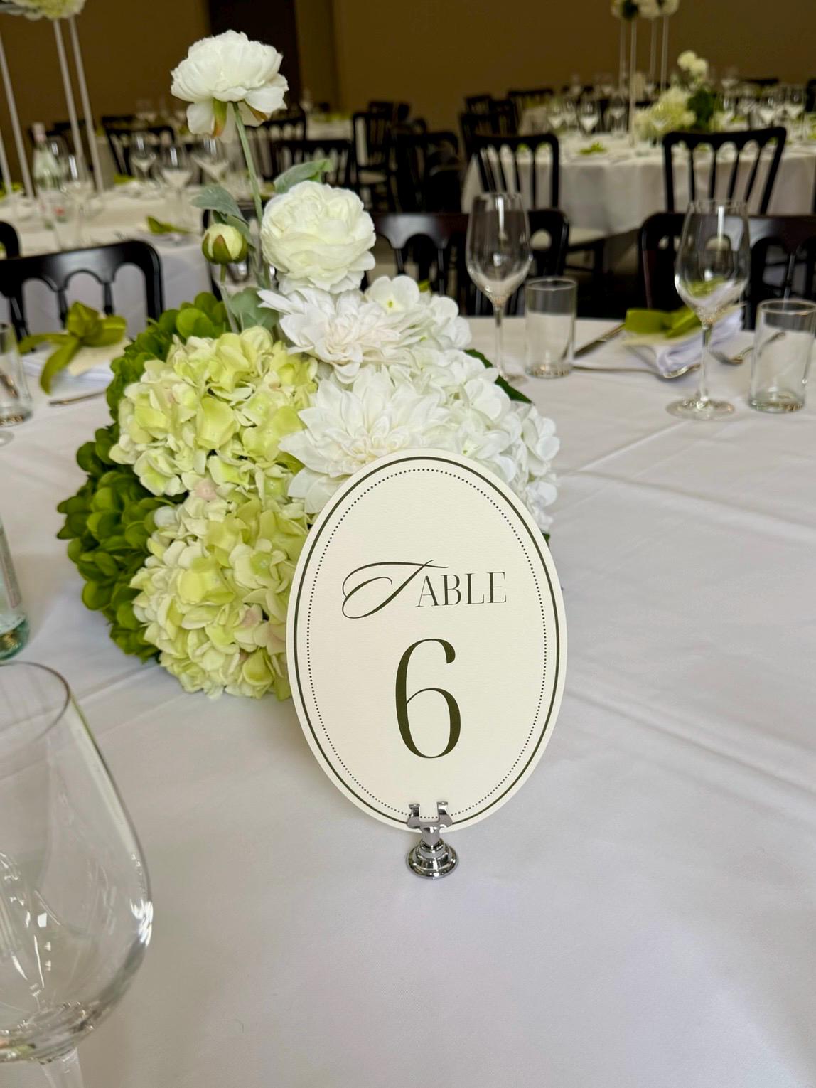 10 Pack of Silver Table Number Holders - Etsy