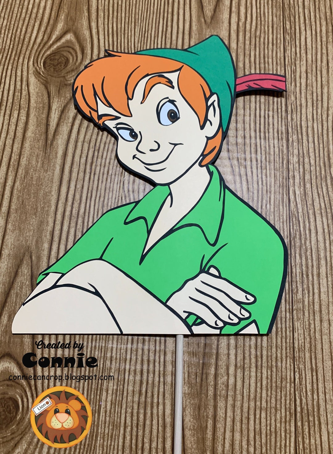 Disney Peter Pan Character Double Sided Die Cut on a Stick Centerpiece Cake Topper Decoration - Etsy
