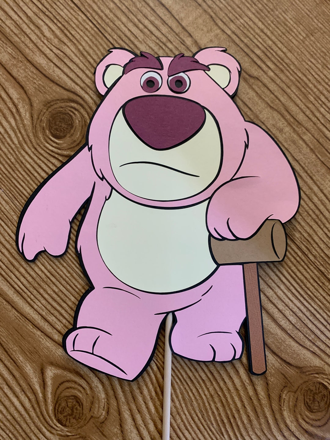 Disney Villain Lotso Huggin Bear From Toy Story Character Double Sided ...