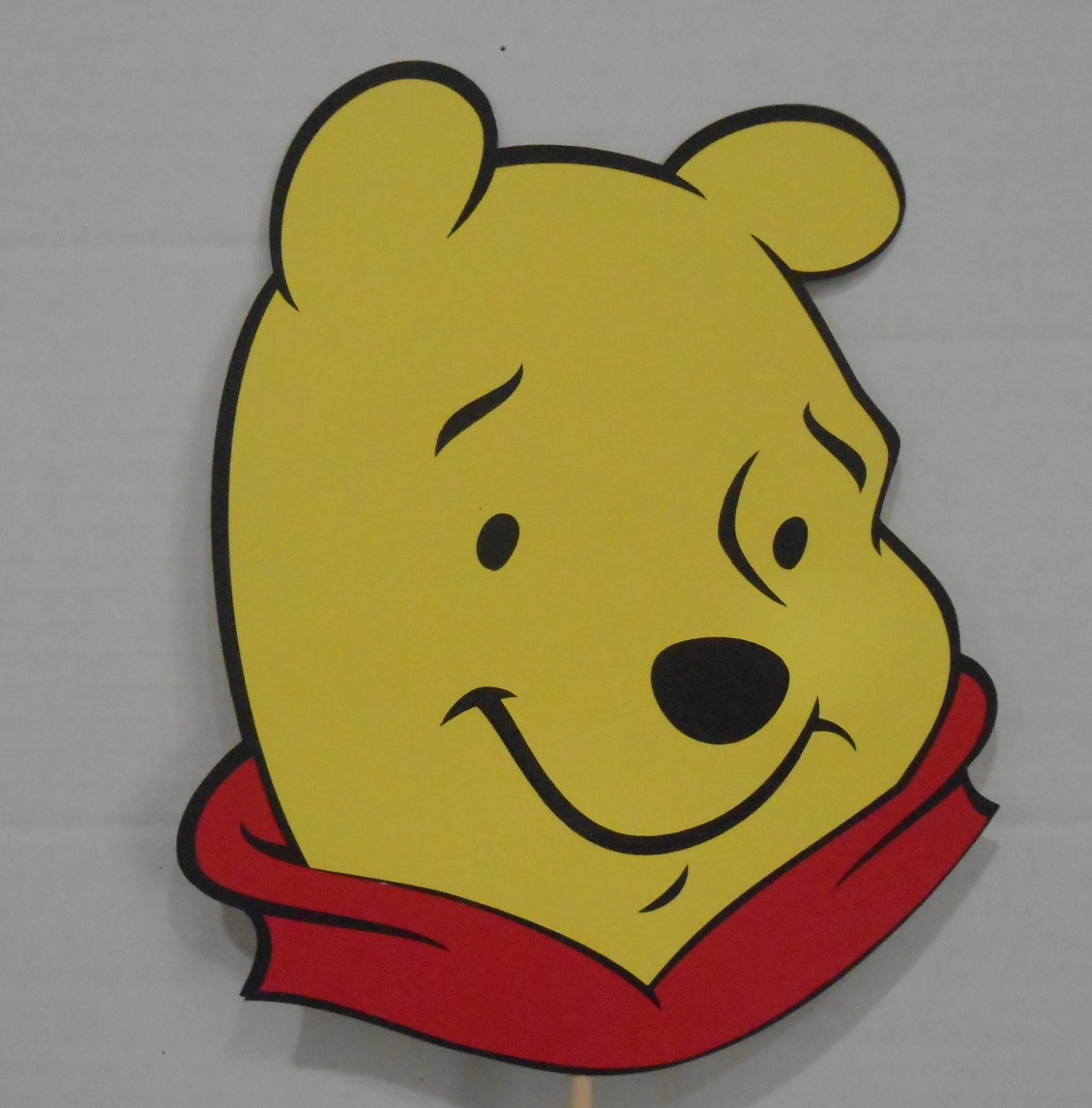 Tigger or Winnie the Pooh Character Double Sided Die Cut on a Stick ...