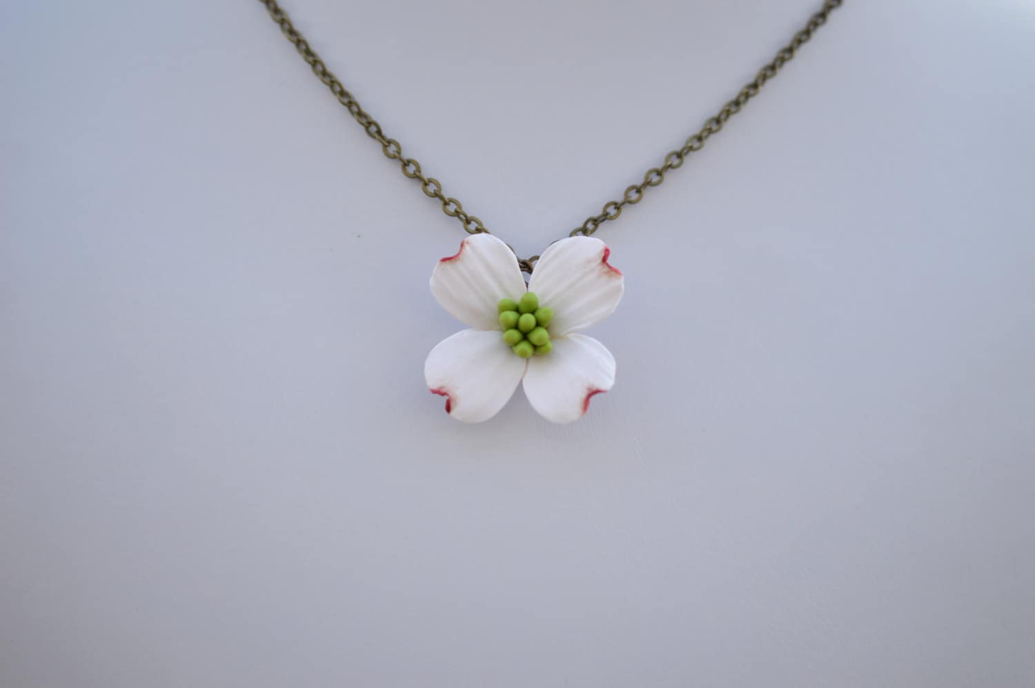 Dogwood Necklace, Spring Flower Necklace, Dogwood Flower Necklace ...