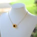 ORIGINAL Red Yellow Sunflower Pendant Necklace. Red Yellow Sunflower ...