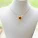 ORIGINAL Red Yellow Sunflower Pendant Necklace. Red Yellow Sunflower ...