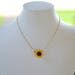 ORIGINAL Red Yellow Sunflower Pendant Necklace. Red Yellow Sunflower ...