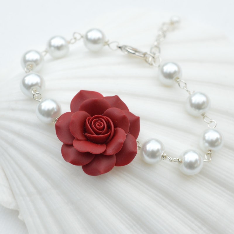 Rose Bracelet - Etsy