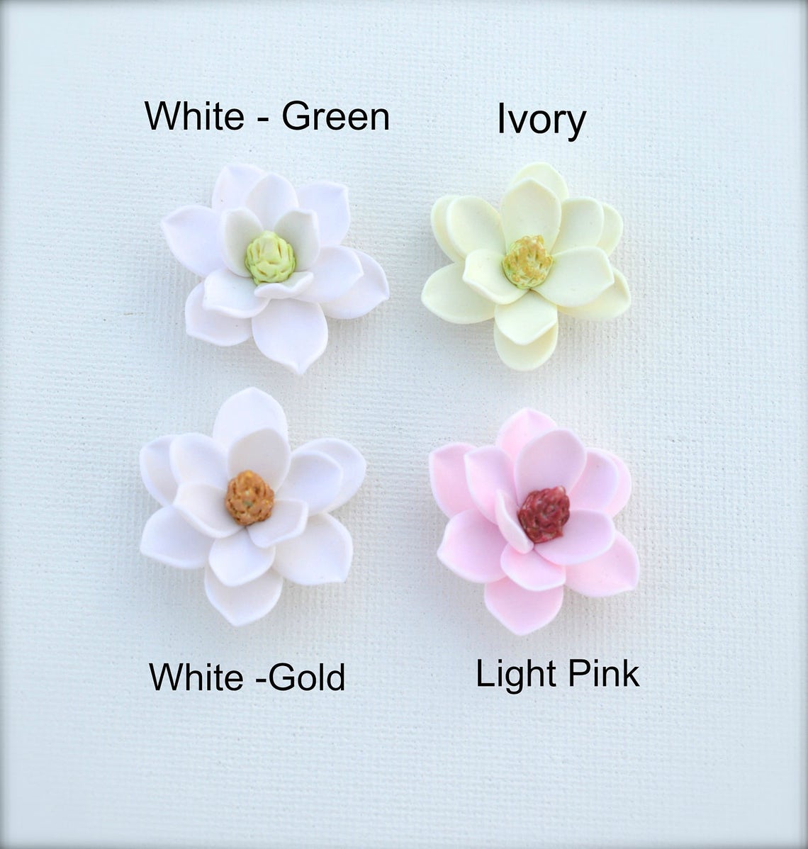 Magnolia and Pearls Centered Necklace. - Etsy