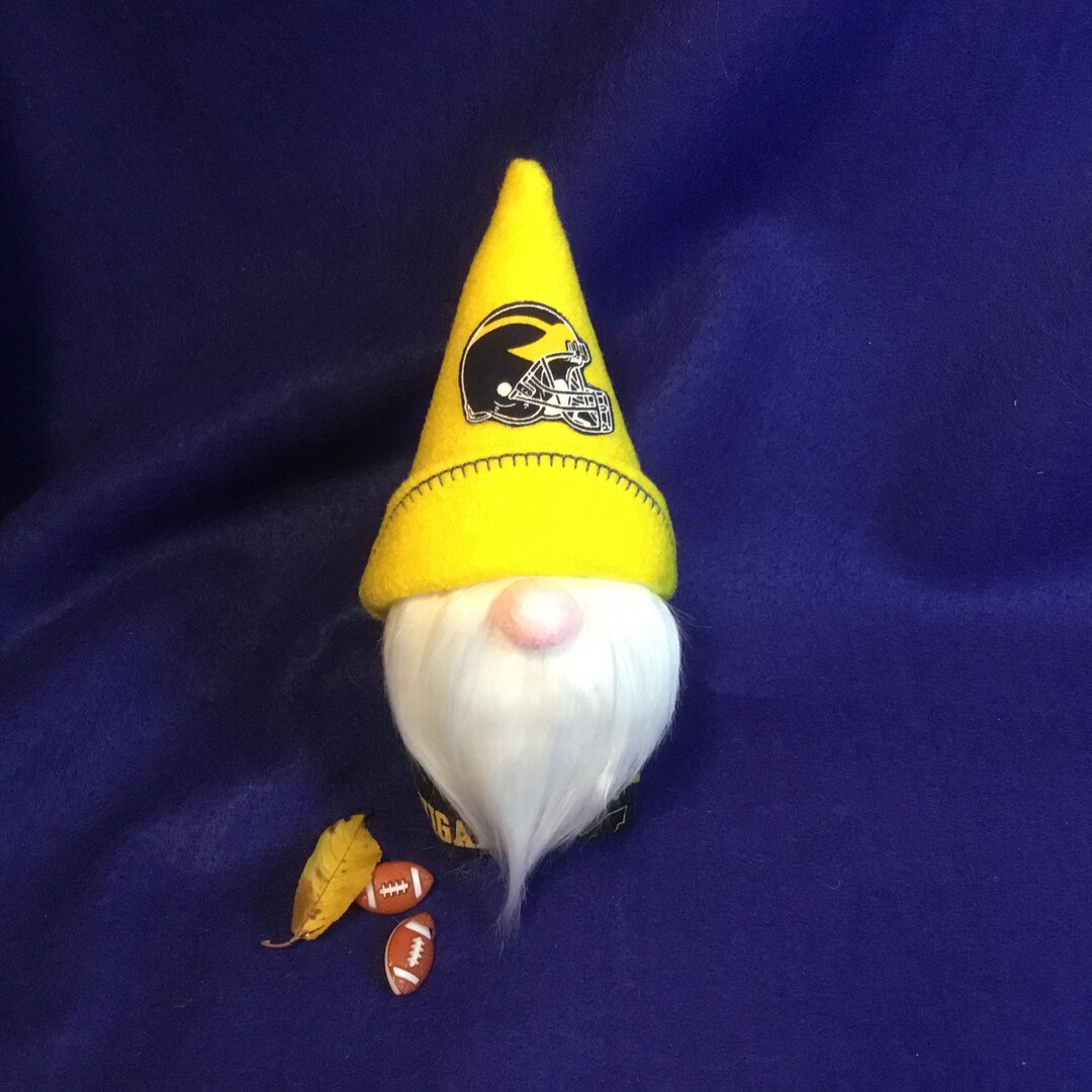 University of Michigan Sports Gnome - Etsy