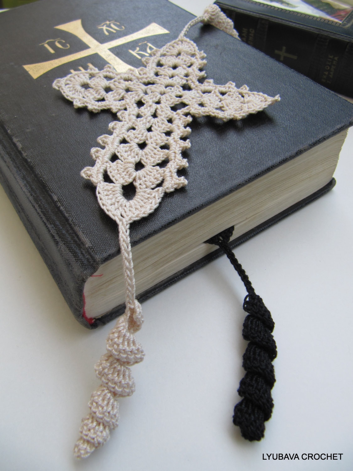 Crochet Cross Bookmark Pattern: DIY Easter/christmas Gift (PDF Download ...