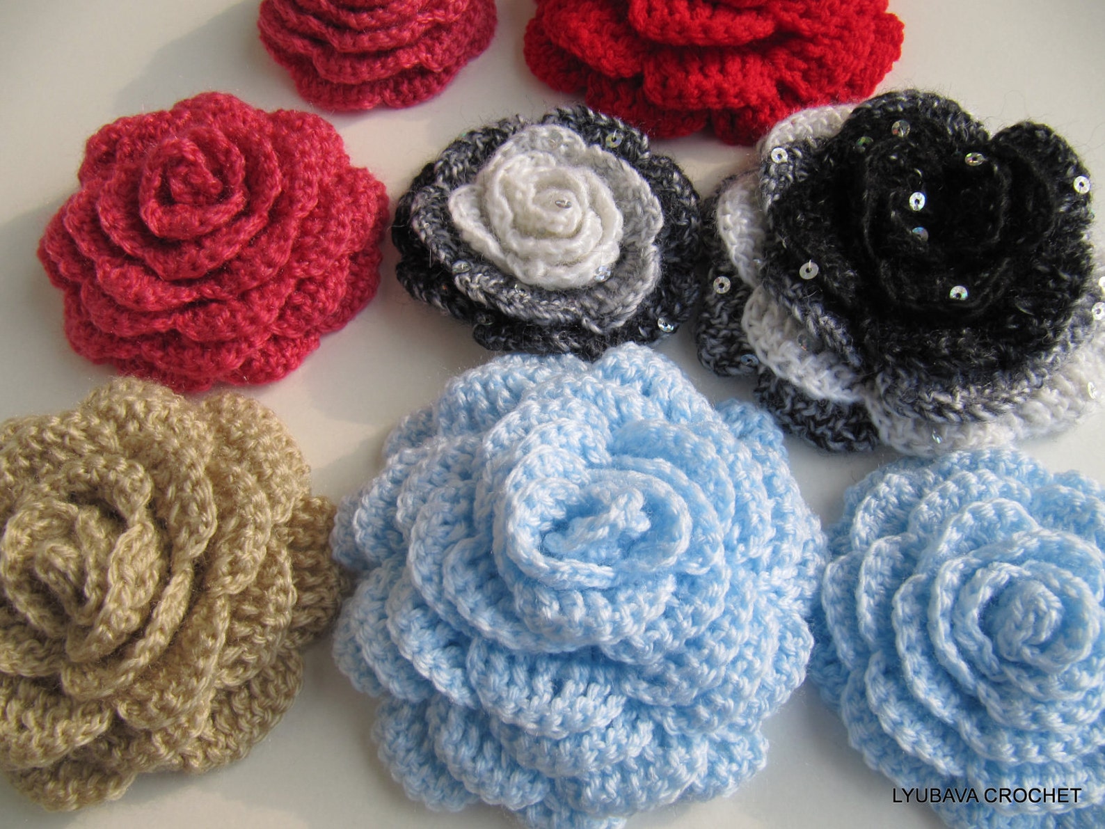 CROCHET PATTERN Rose Flower Tutorial 3d Crochet Rose Easy - Etsy