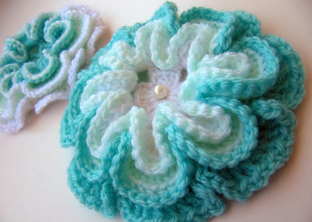 CROCHET PATTERN Flower, Unique Crochet Flower Pattern, Big Crochet ...