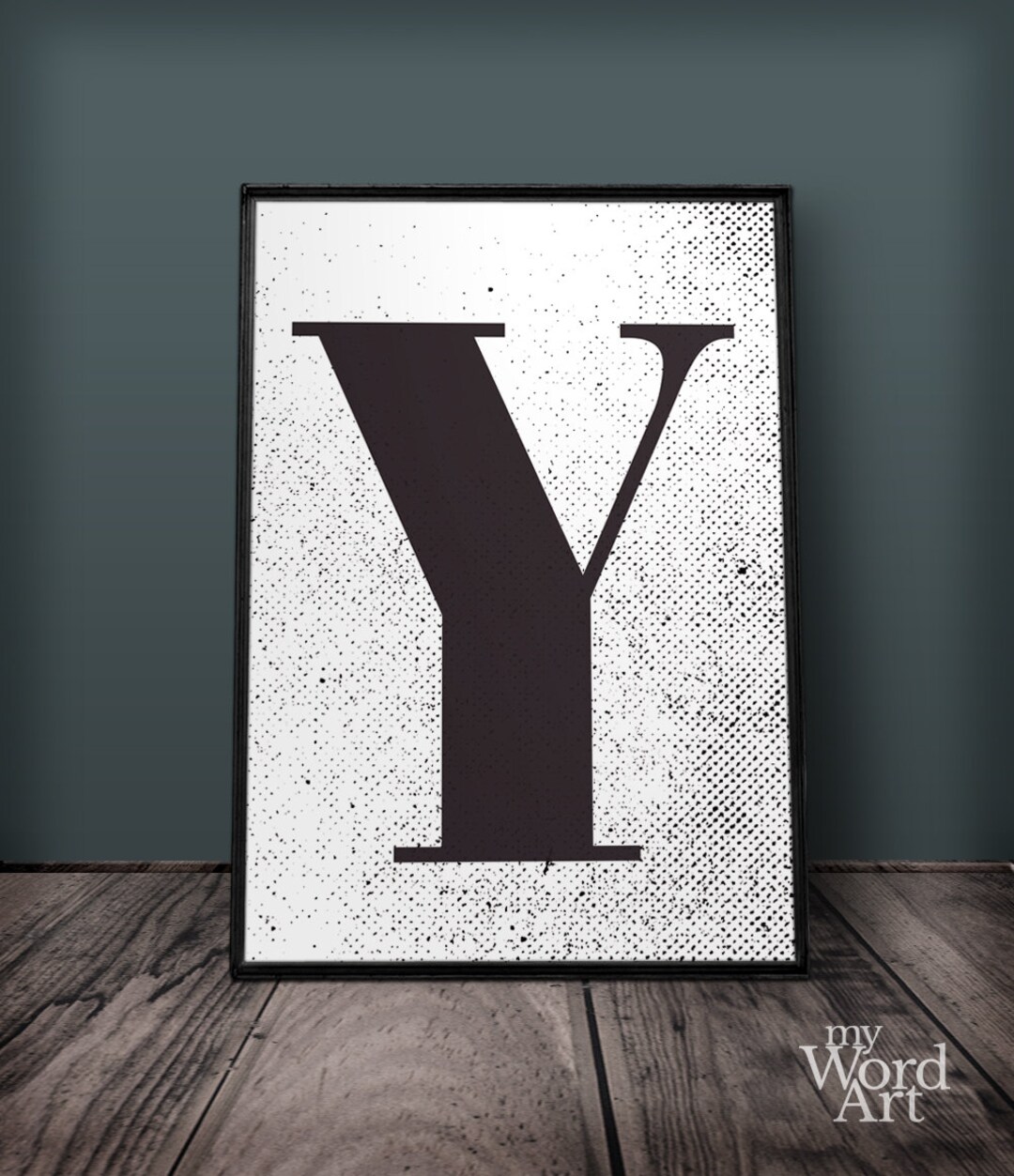 Letter Y Print, Letter Wall Art, Letter Wall Decor, Printable Letters ...