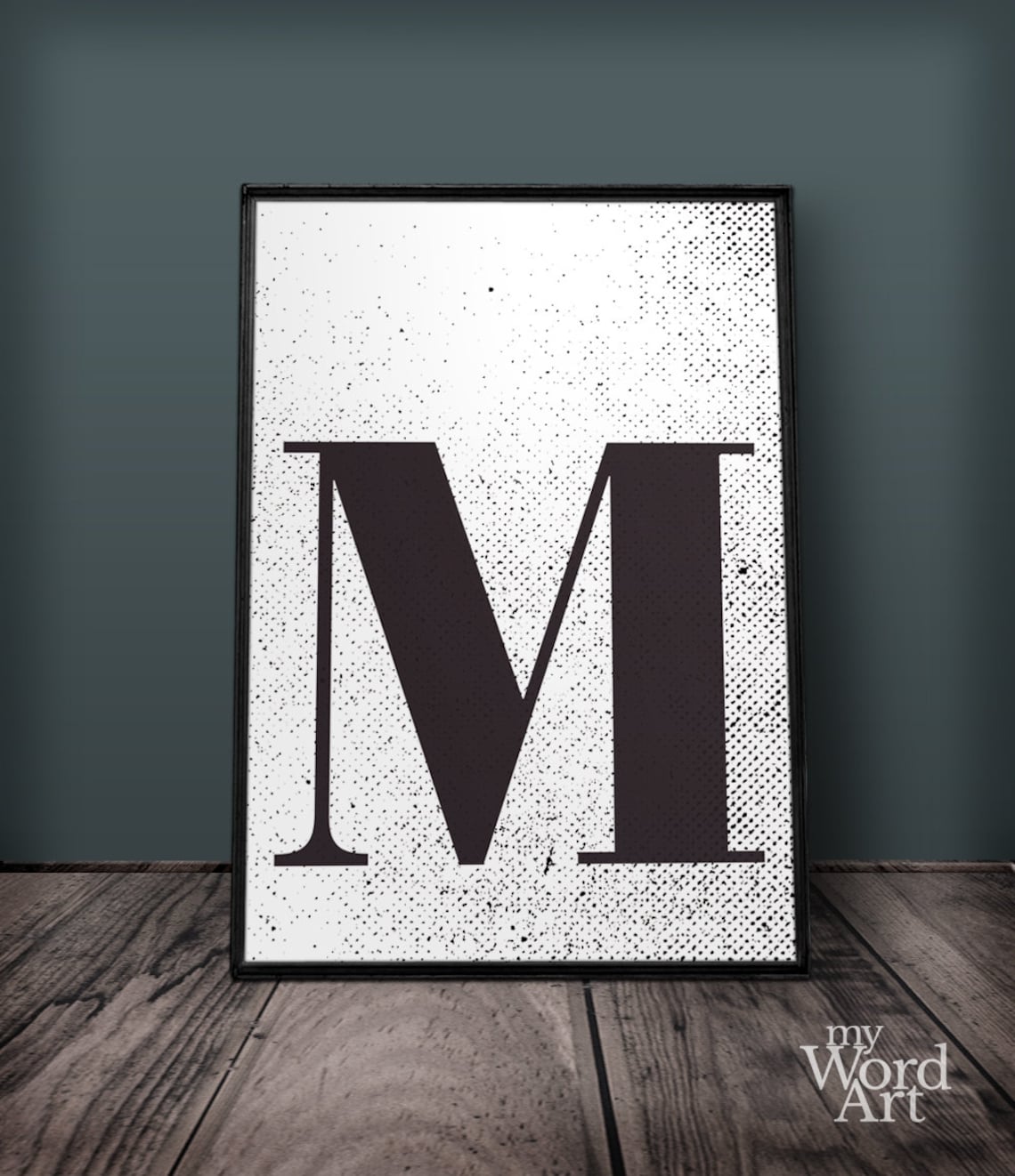 Letter M Print, Letter Wall Art, Letter Wall Decor, Printable Letters ...