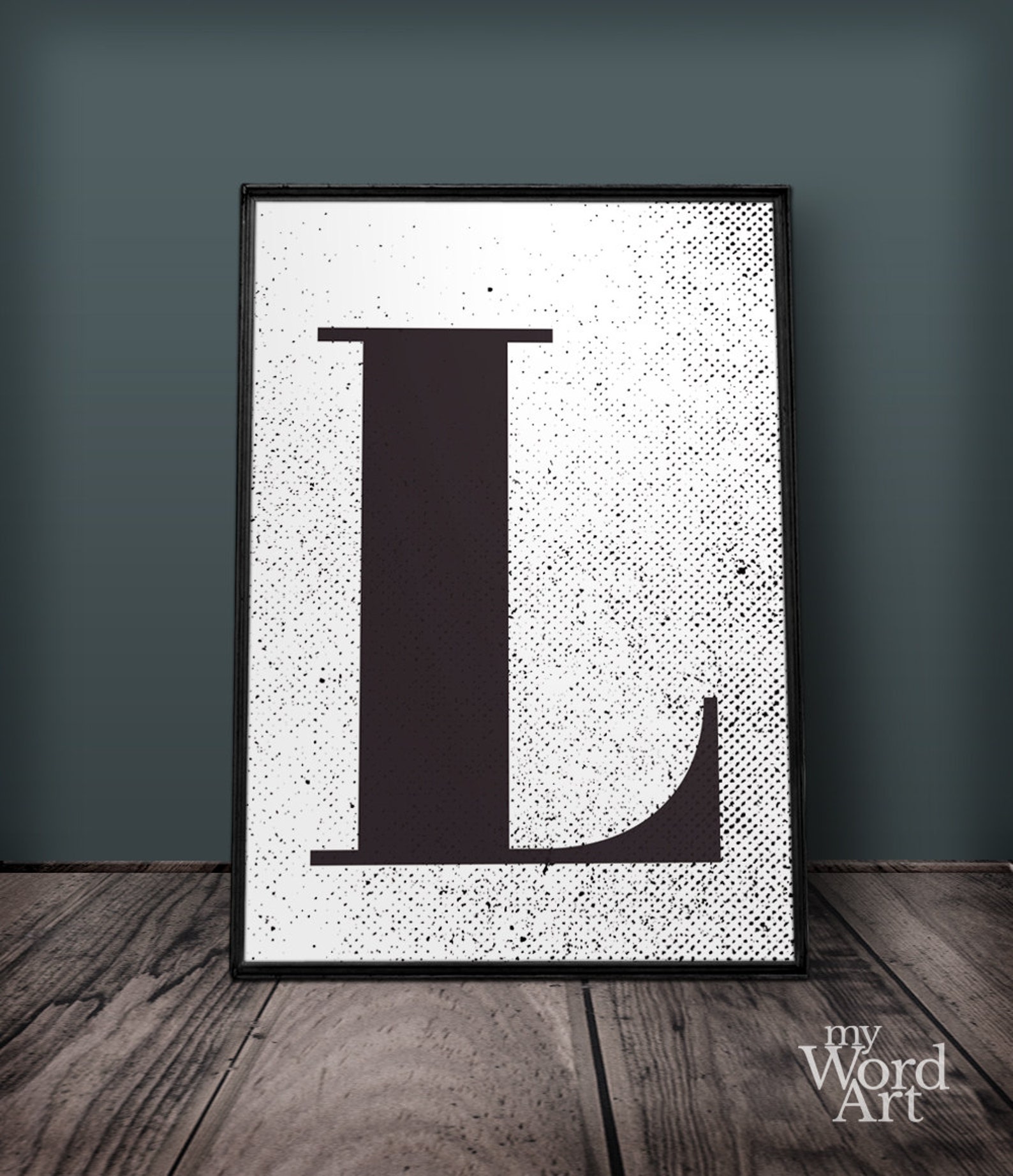 Letter L Print, Letter Wall Art, Letter Wall Decor, Printable Letters ...