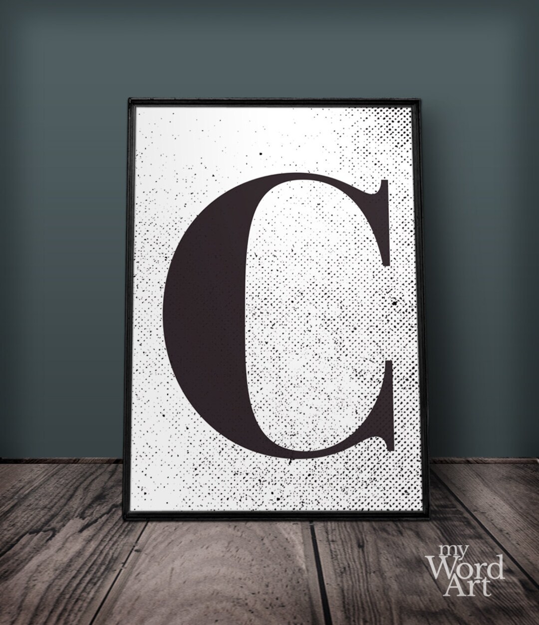 Letter C Print, Letter Wall Art, Letter Wall Decor, Printable Letters ...