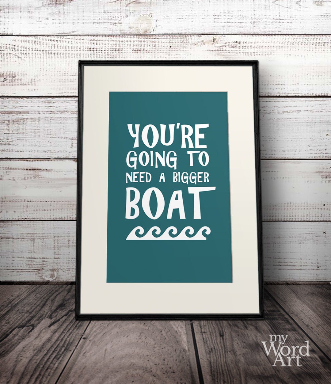 Jaws Film Quote Print, Jaws Wall Art, Film Quote Wall Decor, Printable ...