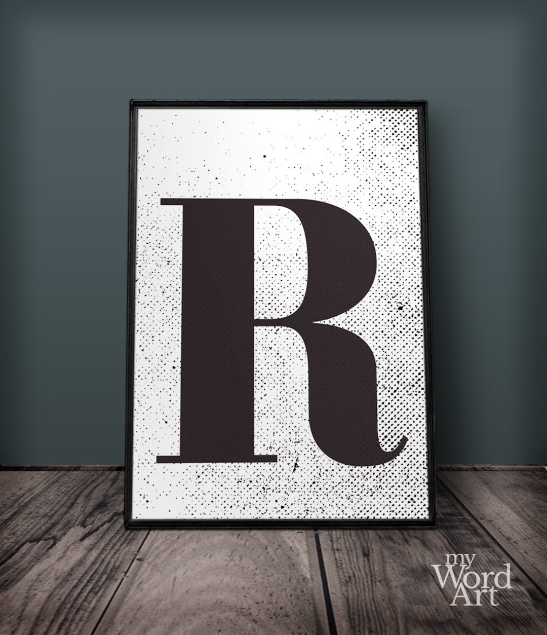 Letter R Print, Letter Wall Art, Letter Wall Decor, Printable Letters ...