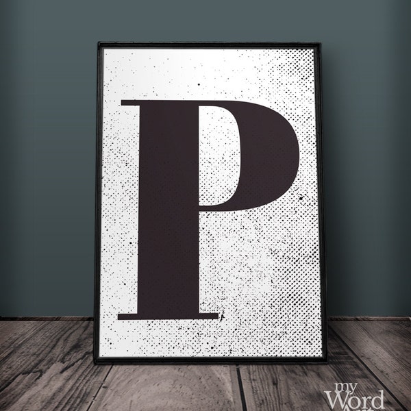 Letter P Print - Etsy