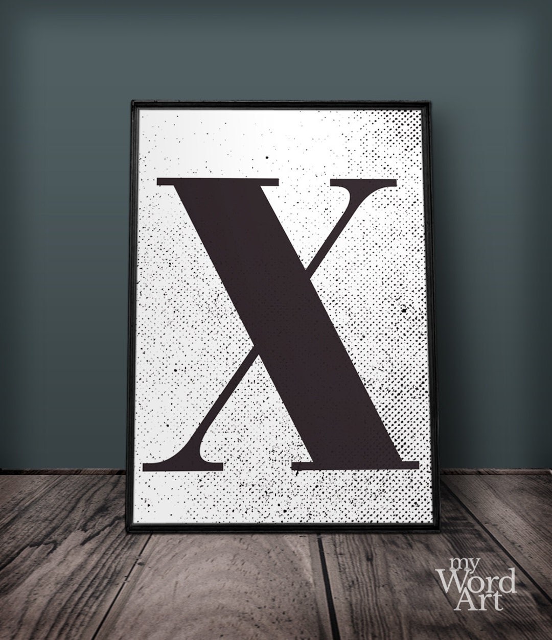 Letter X Print, Letter Wall Art, Letter Wall Decor, Printable Letters ...