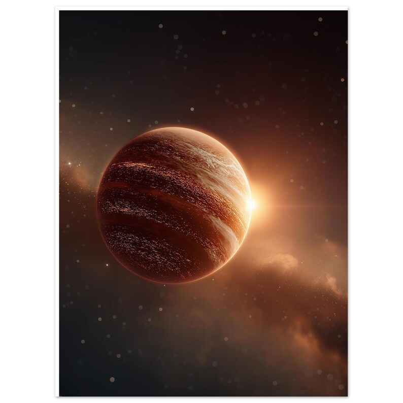 Brown Dwarf Poster – Matte Paper Space Art (200 Gsm) - Etsy