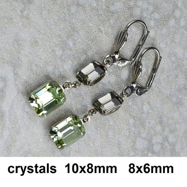 Crystal Earrings - Etsy