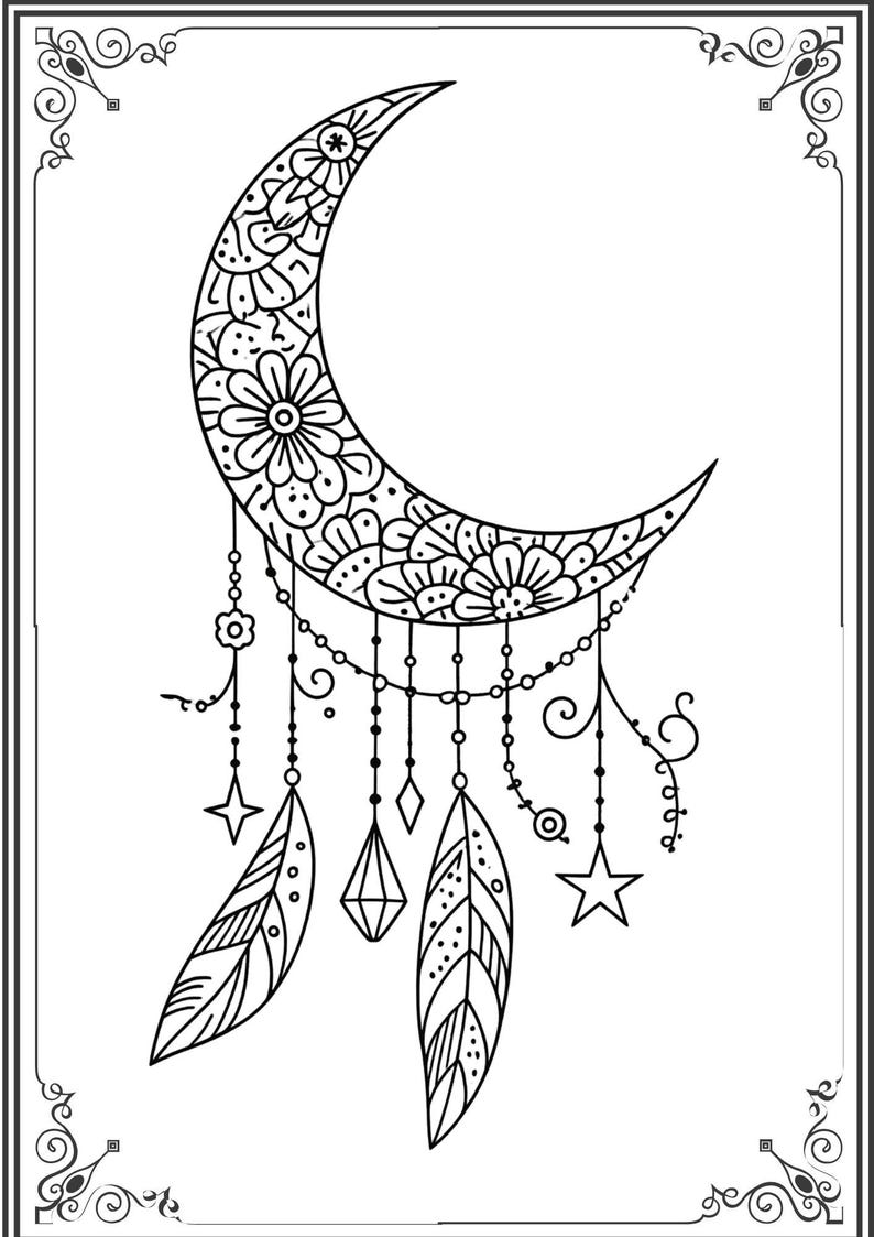 Mandala Colouring Book, 35 Pages, Stress Relief (A4 PDF Download) - Etsy