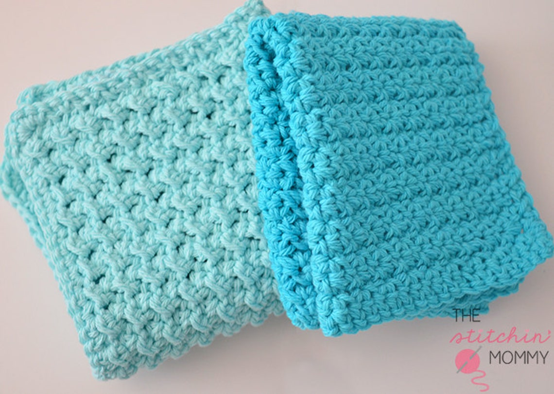 PDF Crochet Pattern - Easy Textured Washcloths - Etsy