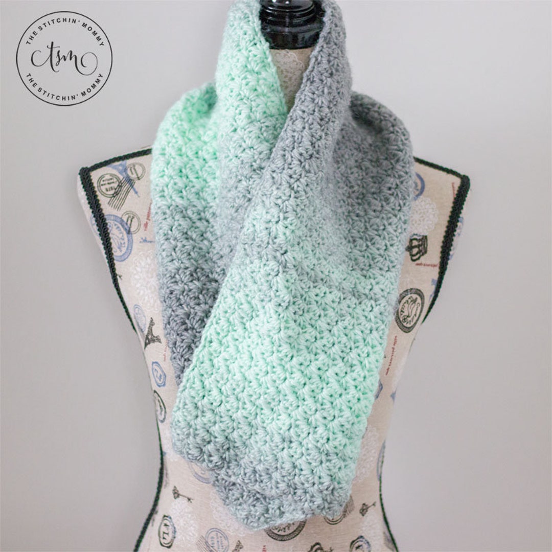 PDF Crochet Pattern - Mint Julep Scarf - Etsy