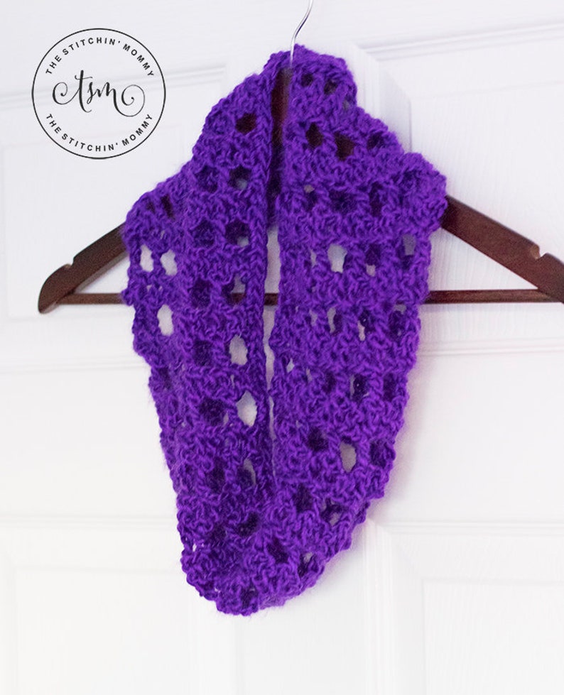 PDF Crochet Pattern - Amethyst Lace Cowl - Etsy
