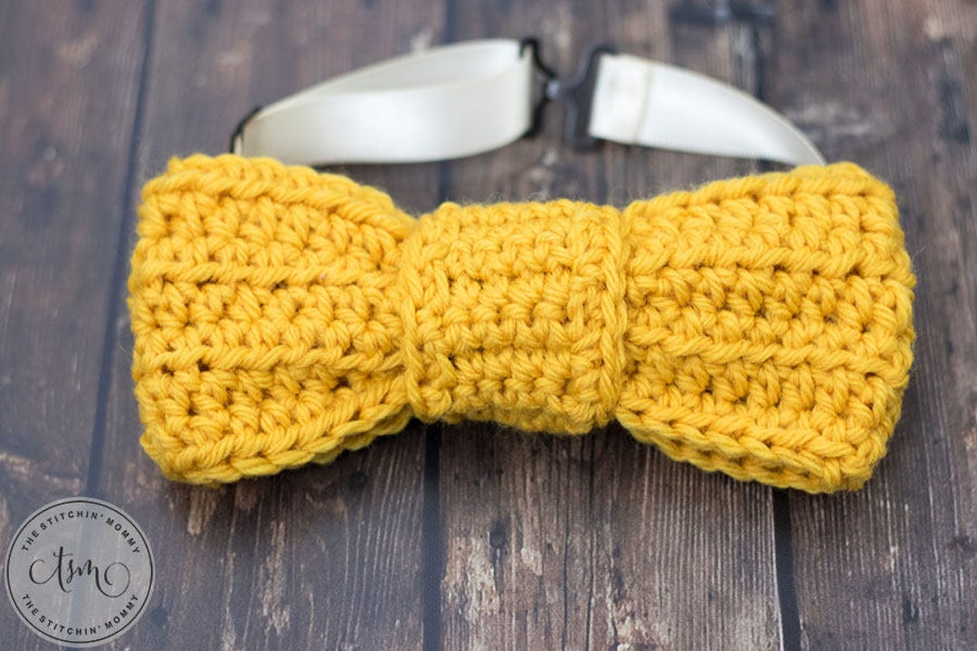 PDF Crochet Pattern - Easy Holiday Bow Tie - Etsy