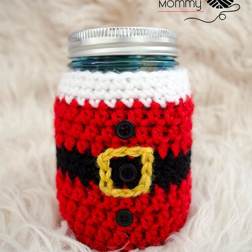 CROCHET PATTERN Jar Cozy Crochet Pattern Pdf Jar Cover DIY - Etsy