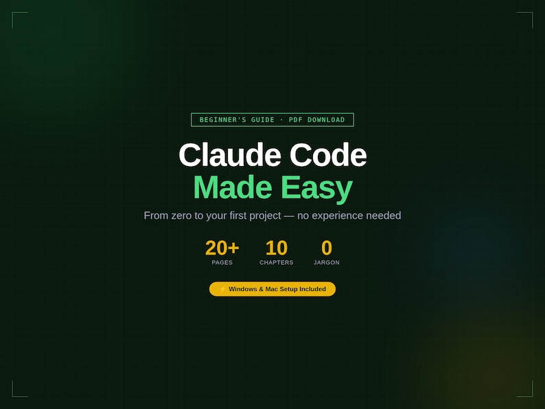 Claude Code Beginner's Guide 2026 — Setup, Commands & First Project ...