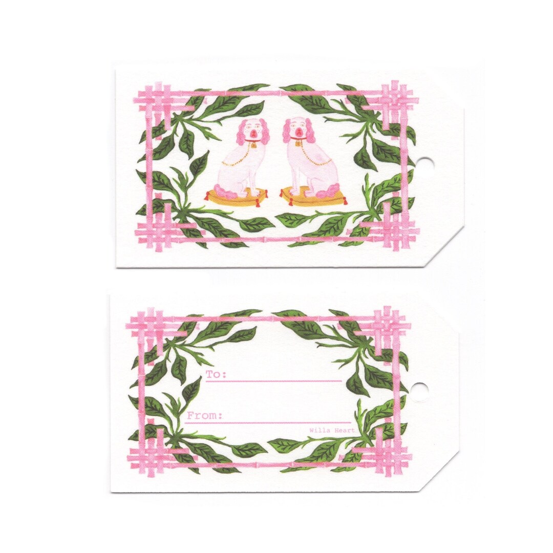 Frenchy & Chacha Gift Tag Pack - Etsy