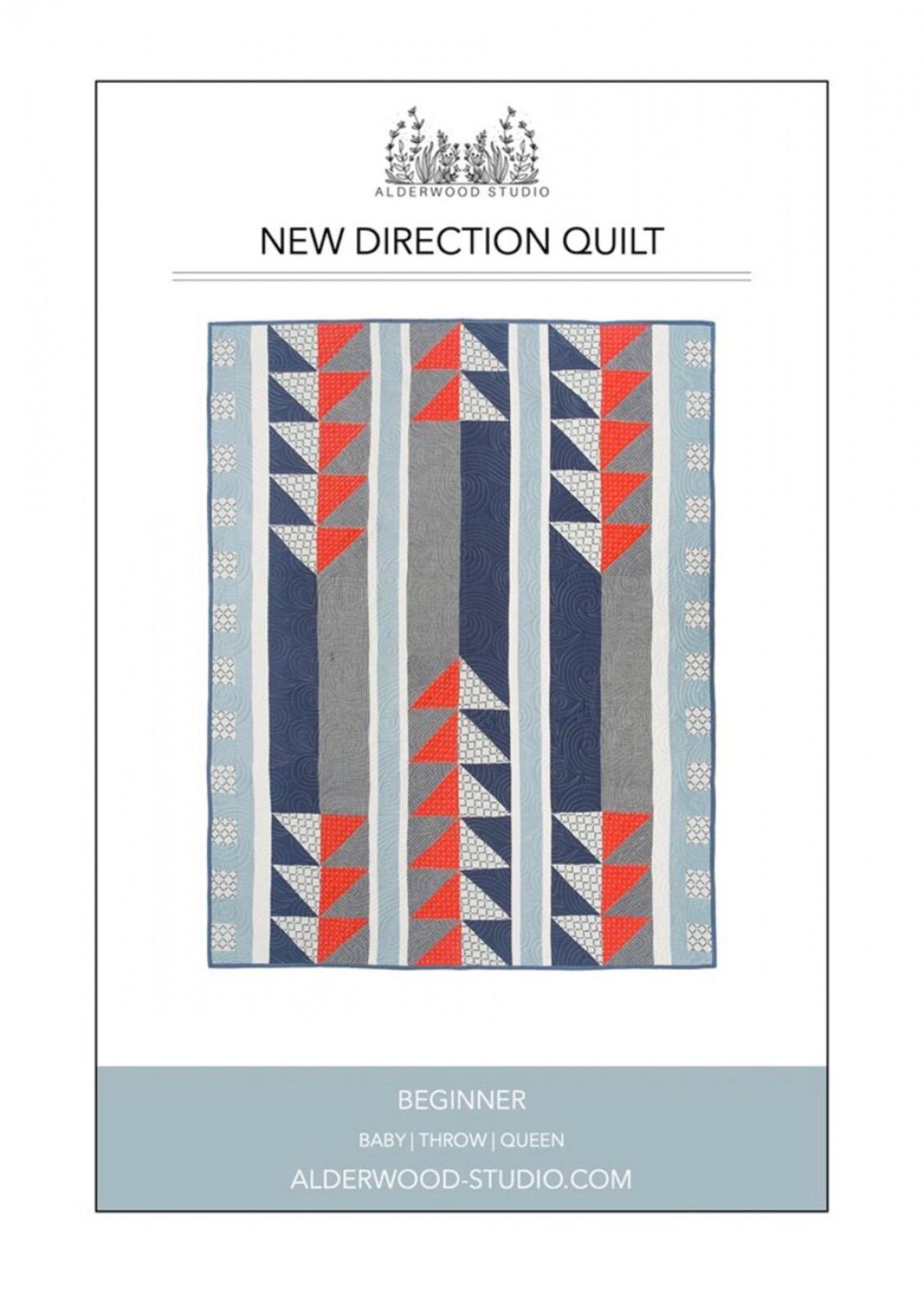New Direction Quilt Pattern by Alderwood Studios - Etsy