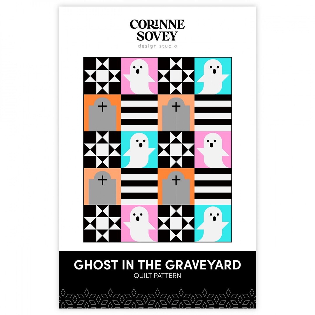 Ghost in the Graveyard Quilt Pattern by Corinne Sovey - Etsy