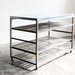 Custom Steel Rolling Rack With Expanded Metal Shelves, Free U.S ...