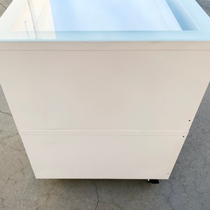 Vintage Flat File "double Stack" Cabinet Table, Custom Refinished to ...