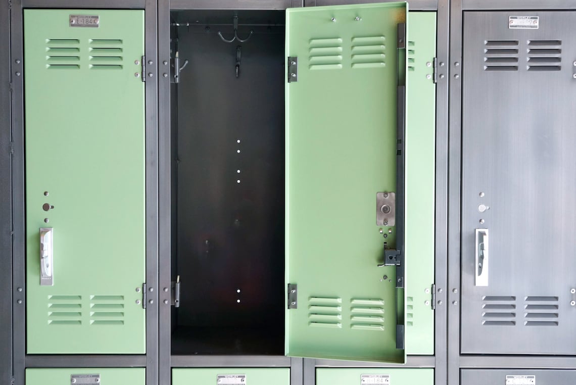 Custom Vertical Locker and Basket Storage Unit Refinished - Etsy