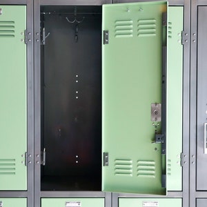 Custom Vertical Locker and Basket Storage Unit, Refinished, Free U.S ...