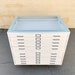 Vintage Flat File "double Stack" Cabinet Table, Custom Refinished to ...