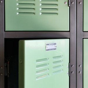 Custom Vertical Locker and Basket Storage Unit, Refinished, Free U.S ...