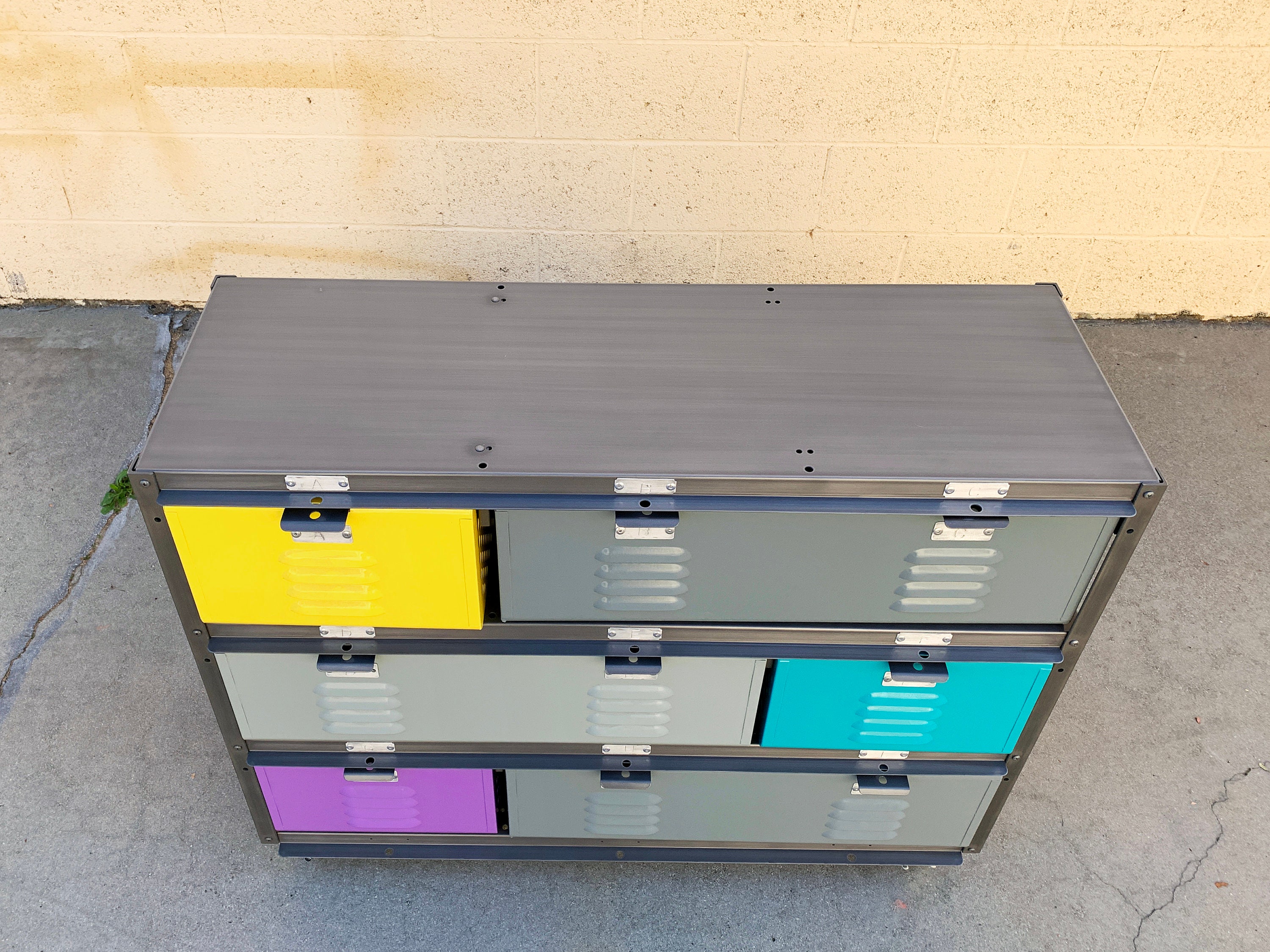 Custom Made 3 X 3 Locker Basket Unit With Specialty - Etsy