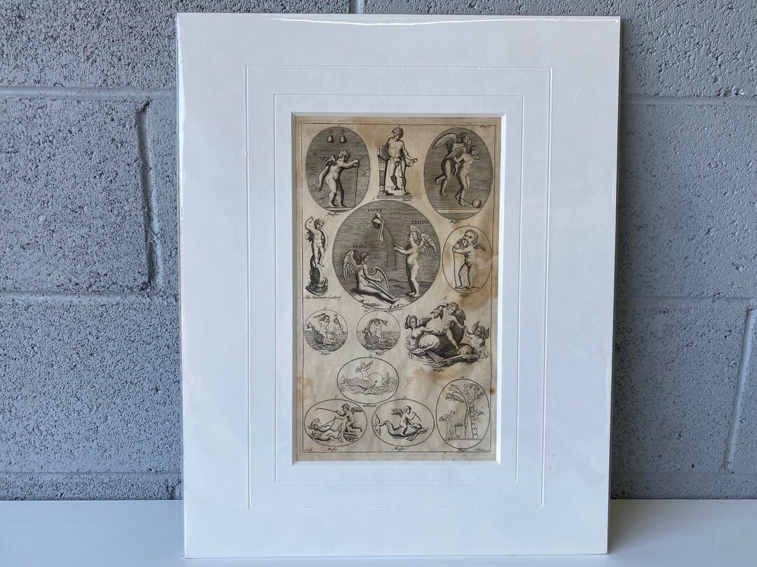 La galerie Justinienne - Estampes des années 1800 - Etsy France