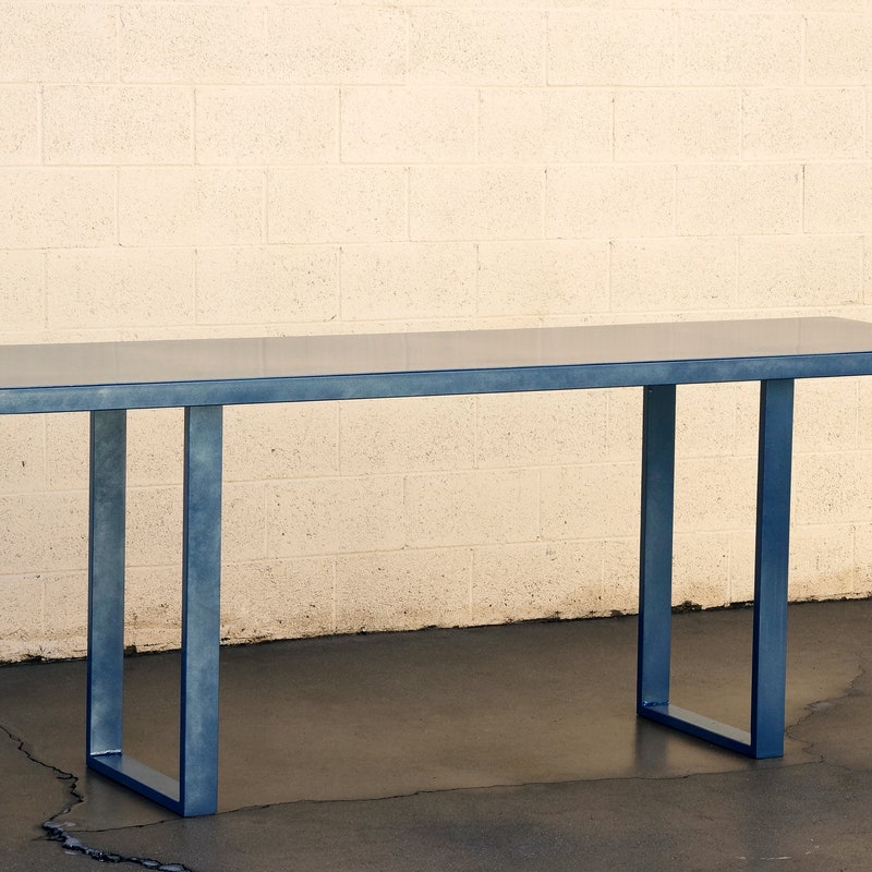 Blue Console Table - Etsy