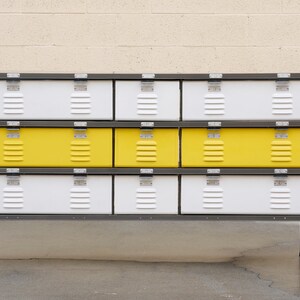 Custom Made 5 X 3 Locker Basket Unit With Specialty Double-wide Baskets ...