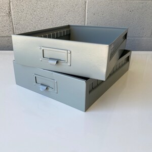 Mid Century Steel Drawer Insert, Repurposed as Organizer / Container ...