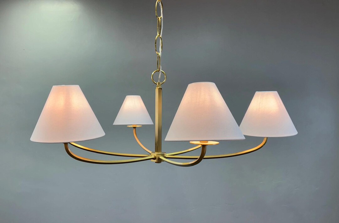 Stacey 6 Shade Chandelier by Hudson Valley - FREE US Shipping - Etsy