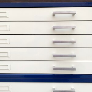 Vintage Flat File "double Stack" Cabinet With Reclaimed Wood Top ...