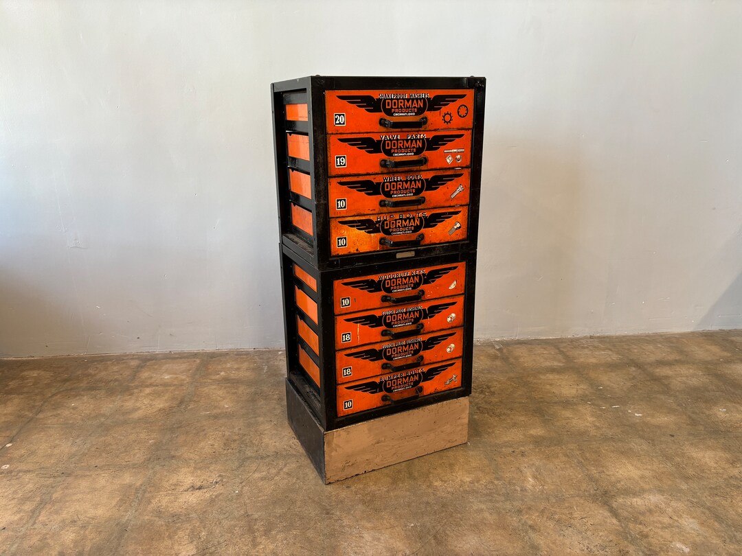 Vintage Dorman Mechanics Drawer Unit, Pair - Etsy