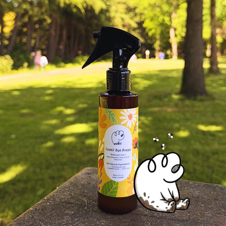 Cookii Bye.buggy Pet Repellent | 100% Plant-derived, Deet-free Aroma ...